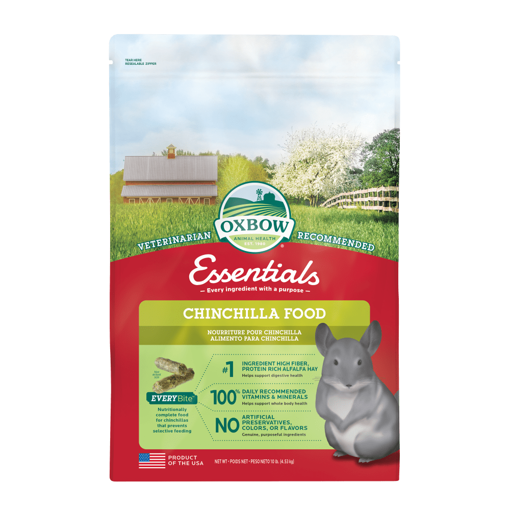 Oxbow Essentials Chinchilla Food 4,54 kg – Amici e Natura iTALIA